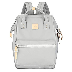 himawari Laptop Backpack for Women&Men Travel Backpack With USB Charging Port Large Business Bag Water Resistant College Bag Computer Bag Doctor Bag(1881-Grey)