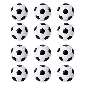 GSE Games & Sports Expert Foosball Table Replacement Balls, 36mm Tabletop Soccer Football Balls for Foosball Table Accessories (White-12 Pack)