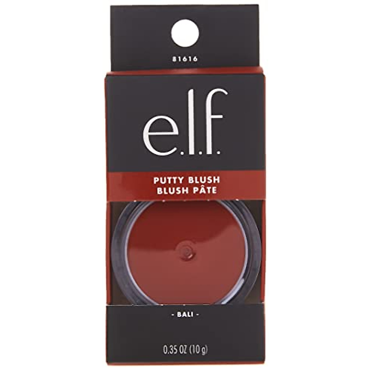 e.l.f. Putty Blush, Creamy & High-Pigment Formula For A Natural Glow, Delivers A Semi-Matte & Powder Finish, Vegan & Cruelty-Free, Bali