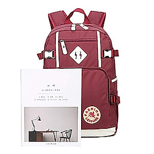 Anime Card Captor Pink Cute Backpack SAKURA Kawaii Women Shoulder Bags Canvas School Bags Rucksack Bookbag (12)