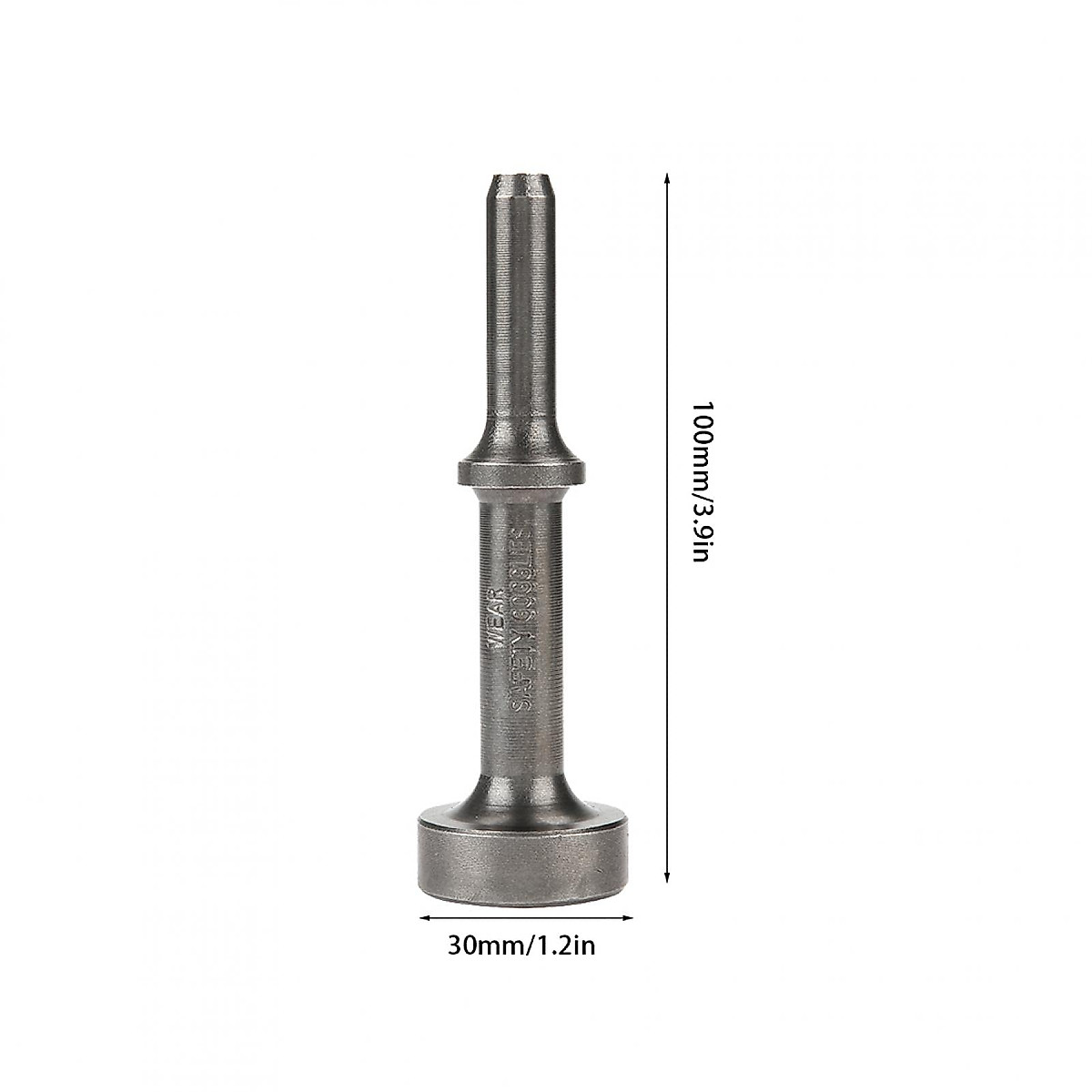 Smoothing Tool Air Hammer Bit, Pneumatic Drifts Hammer Smoothing Hammer Bit, for Tire Repair for Automotive Industry Sheet Metal Industry(100mm)
