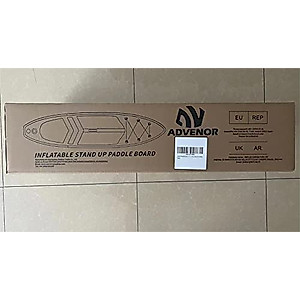 ADVENOR Paddle Board 11'x33 x6 Extra Wide Inflatable Stand Up with SUP Accessories Including Adjustable Paddle,Backpack,Waterproof Bag,Leash,and Hand Pump,Repair Kit (Blue)