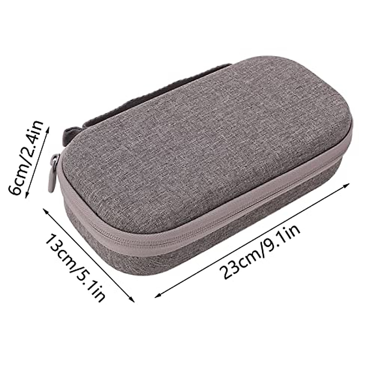 Drone Battery Hard Case, Gray Drone Battery Carrying Case Shockproof Scratch Resistant Nylon for Drone