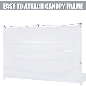SCOCANOPY Door for 10x10 Canopy Frame One Central Zipper Design for Easy Entry and Exit,1 Pack Canopy Door Only,Beige