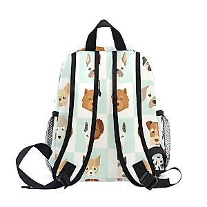 TropicalLife Toddler Bag for Girls Boys, Kids Backpack, Preschool Nursery Travel Bag (Dog)