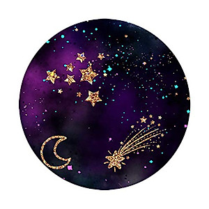Galaxy Space in Yellow Cyan Purple Green Blue Black AEHP657 PopSockets PopGrip: Swappable Grip for Phones & Tablets