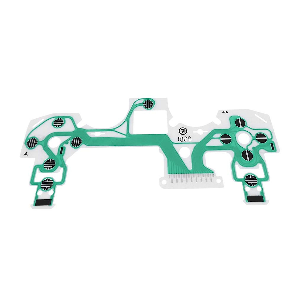 Bewinner 10pcs Conductive Film for PlayStation 4,Replacement Part Green Keypad Conductive Film for PS4,Replacement Parts for PS4 Controller - Non-Conductive, Worn, Viscous Conductive Film