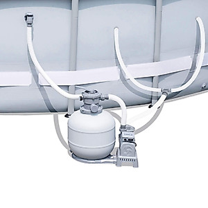 Bestway 56393e Power Steel Frame Pool Set, 24' x 52"