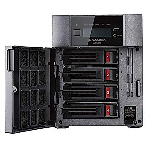 BUFFALO TeraStation WS5420DN Windows Server IoT 2019 8TB (4x2TB) Desktop NAS with Hard Drives Included / 4 Bay / 10GbE / Storage Server / NAS Storage / Network Storage / File Server / Windows Storage