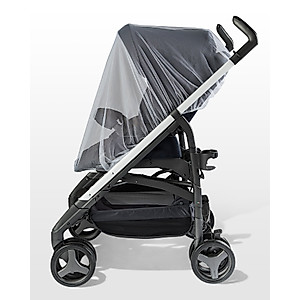 Baby Mosquito Net for Strollers, Carriers, Car Seats, Cradles. Fits Most PacknPlays, Cribs, Bassinets & Playpens. 44 x 48 Inch, Made of White, Portable & Durable Baby Insect Netting