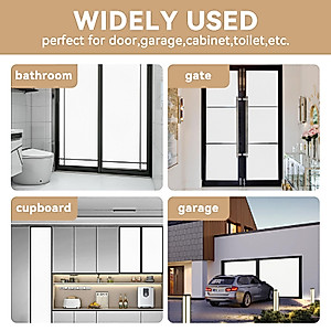 Bectosy Window Privacy Film Frosted Glass Window Film Heat UV Blocking Static Cling Non-Adhesive Window Frosting Film for Bathroom Home Office(White Frosted, 23.6" x 157.5")