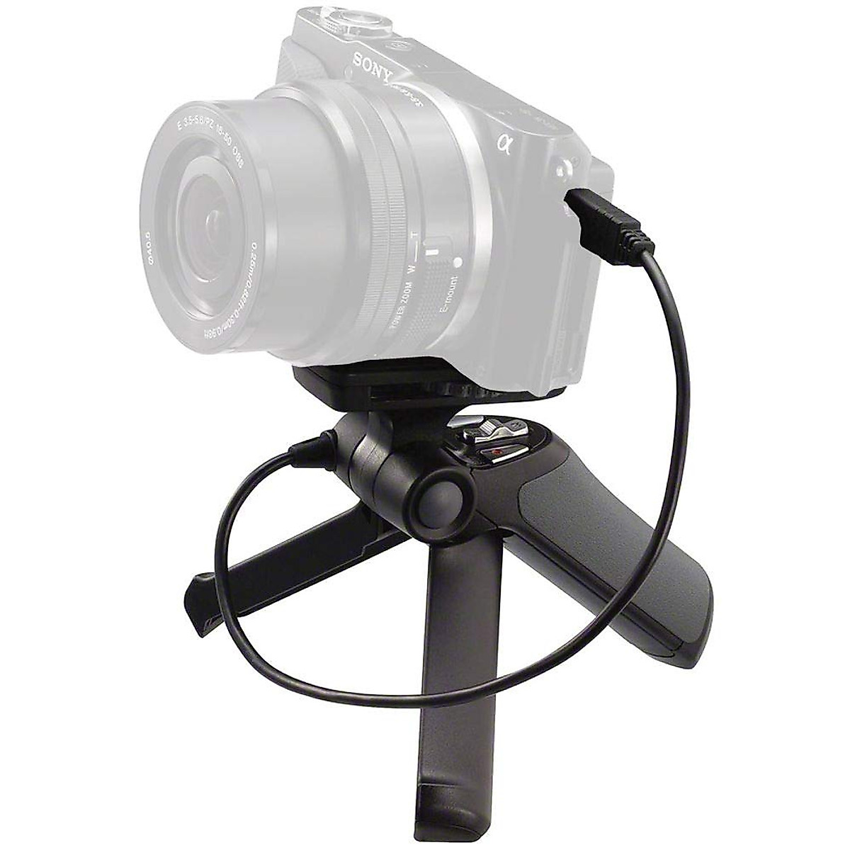 Sony GP-VPT1 Shooting Grip & Mini Tripod with NP-FV70 Battery & Charger Kit for AX33, AX53 Camcorders