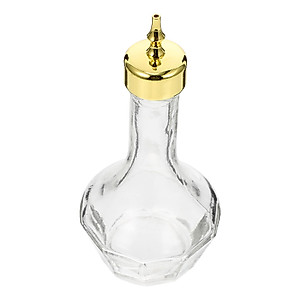 Healifty 3 pcs Bitter Antique Sprayer Bartender's Tools Bar Hand Clear Dispenser Mixer Ml Syrups Craft Mixing Wine Vintage Making Leakproof Bottle Professional Bartending Dasher Handblown