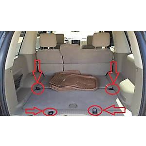 EACCESSORIES EA Rear Trunk Organizer Cargo Net for Mercury Mountaineer 2002-2010 – Floor Style Cargo Net for SUV - Premium Mesh Elastic Car Trunk Organizer – Compatible with Mercury Mountaineer