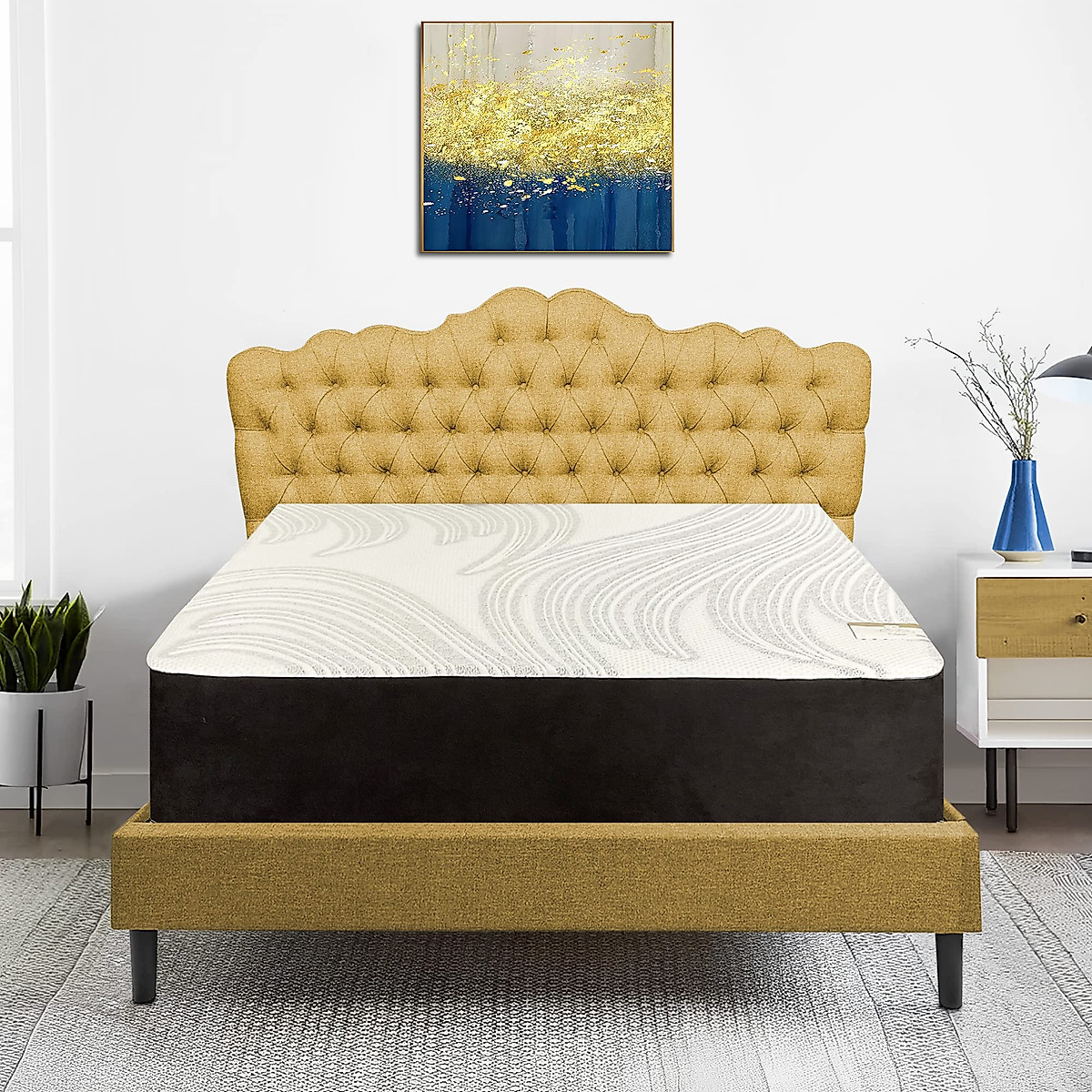 Greaton 10" Plush Memory Foam Mattress, Gel Bed Mattresses for Ultimate Comfort, Help Maintain Sleeping Position and Posture, Complete Body Support at Every Side, Full XL