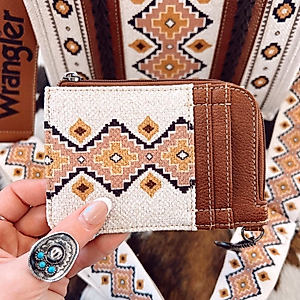 Montana West Wrangler Wallets for Women Boho Aztec Card Holder WG2202-W005CF