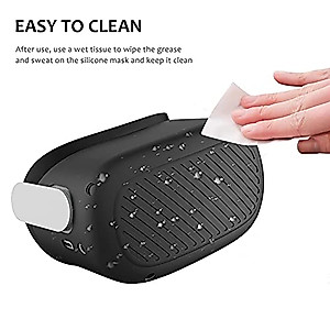 WANGQ VR Silicone Facial Cover, For Orzero Silicone Protective Headset Cover Compatible for Quest 2, Oculus Quest 2 Accessories (White)