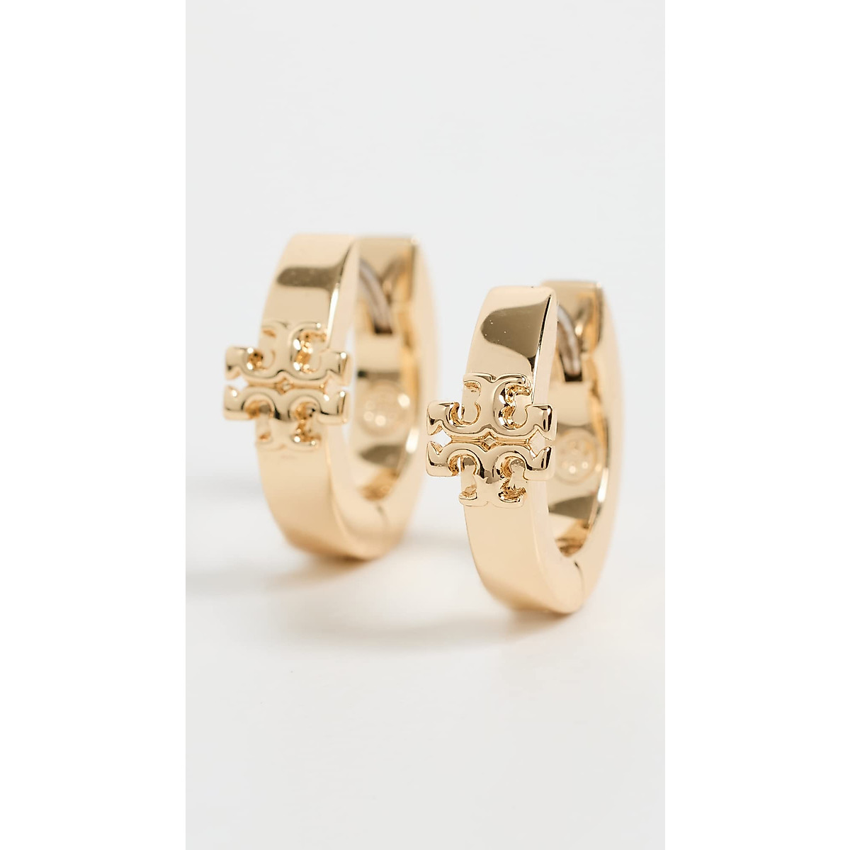 Tory Burch Women's Kira Huggie Hoops, Tory Gold, One Size