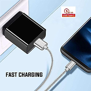 KCgrape Charger Cord for LG V40 V35 Q7 G8 G7 Thinq K51 Q70 V60 G6 Stylo 6 4 5 Stylo6 Stylo5,V30,V20,Velvet 5G,K92 G8X Wing,Fast Charge Power Cable,USB C Charging Wire 3FT 6FT 4Pack