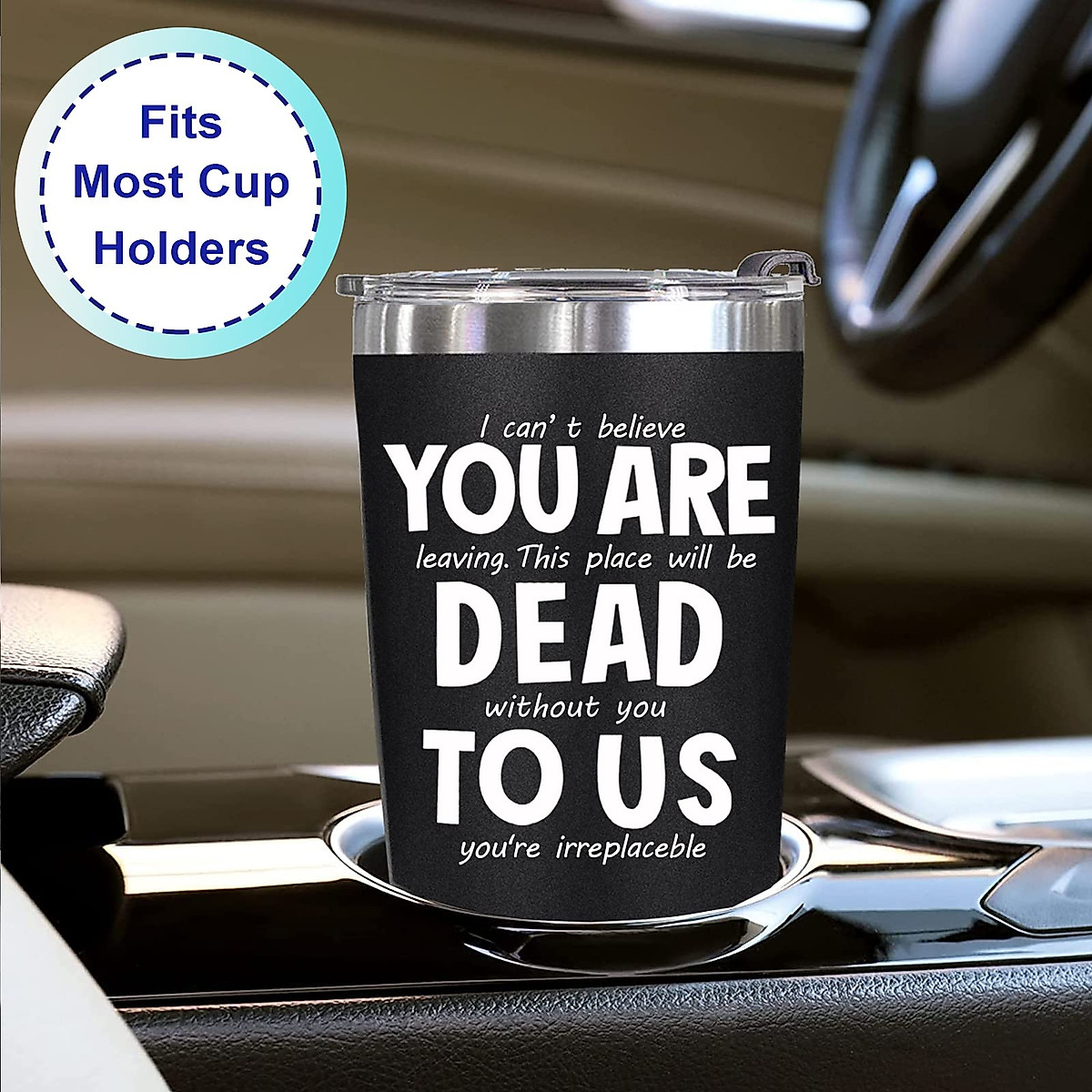 WECACYD Coworker Leaving Gifts - Christmas Gifts for Coworker Leaving Job Gifts - Going Away, Goodbye, Good Luck, New Job, Farewell, Retirement Gifts for Coworker, Boss, Friend - 20oz Tumbler