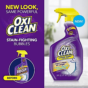OxiClean Shower Guard Daily Shower Cleaner, 30 oz., Protects & Repels Stains