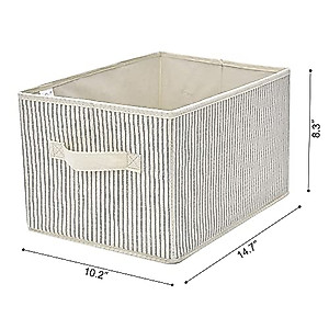 GRANNY SAYS Bundle of 1-Pack Extra Large Rectangle Storage Bins & 3-Pack Rectangle Storage Bins for Closet