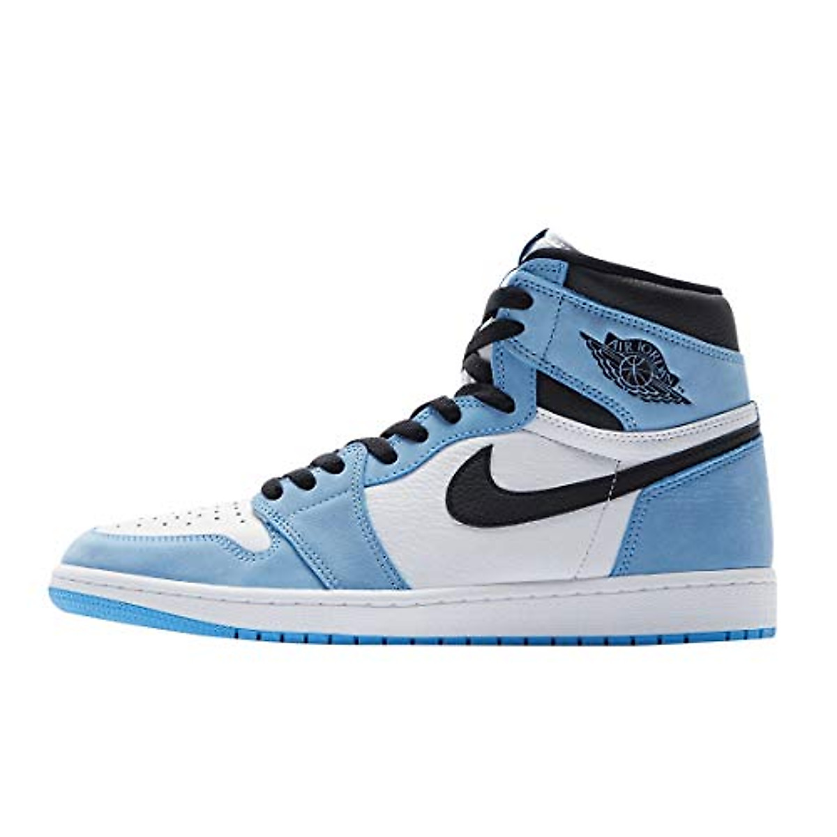 Nike Men's Air Jordan 1 Retro High OG Shoes, White/University Blue-black, 9.5