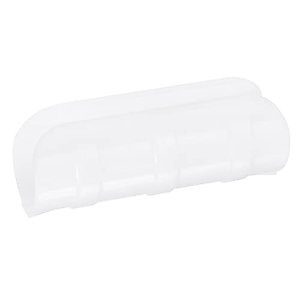 MECCANIXITY Farm Plastic Clamps Snap Clamps 1 1/4" White for Greenhouse Film Garden Buildings Frame Pipe 20 Pack