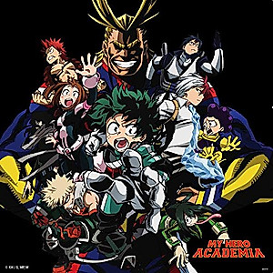Skinit Decal Gaming Skin Compatible with PS4 Slim Bundle - Officially Licensed Funimation My Hero Academia Main Poster Design