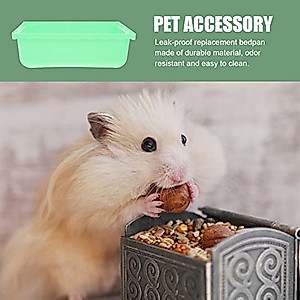 iplusmile Pans Nest Dogs Kennels Cage House Mice Crate Bedding Tray Crates Trainer Rabbits Small Animal Bottom Chinchillas Floor Replaceable Rat Habitats Cages Replacement Light Cat Gerbil