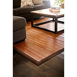 Anji Mountain Contemporary Rug, 4 ft x 6 ft, Chocolate