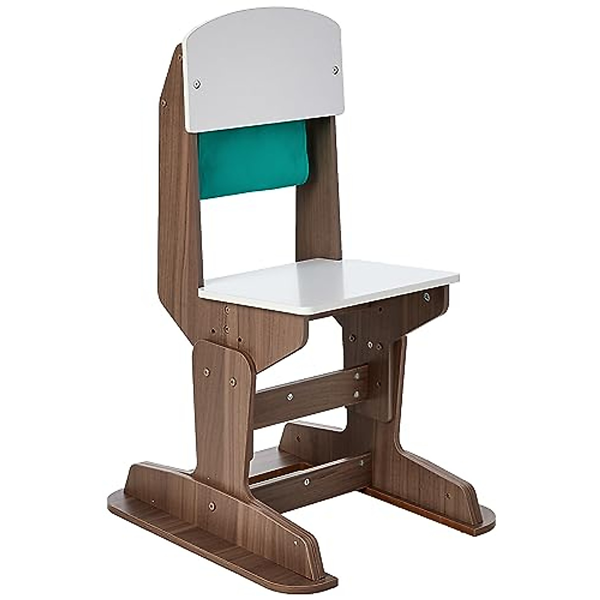 KidKraft Grow Together Pocket Adjustable Desk & Chair Gray Ash