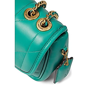 Coach Quilted Pillow Madison Shoulder Bag 18 Bright Green One Size