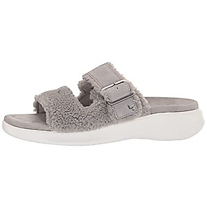 Koolaburra by UGG Women's PASEA Slide Sandal, Wild Dove, 11