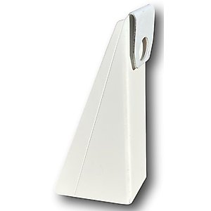 Gutter Wedge (White, 10 Pack) for 6 Inch Gutters With 3/12 Through 5/12 Roof Pitch