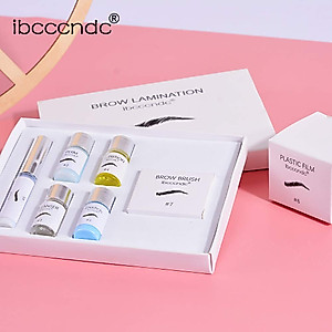 Brow Lamination Kit, Professional Brow Lift Kit, DIY Eyebrow Lamination Kit for Fuller Feathered Eyebrows, Eyebrow Salon at Home, Easy to Use,Keeping Natural Eyebrow Look Long Time