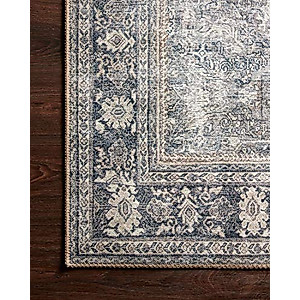 Loloi II Wynter Collection WYN-07 Grey/Charcoal, Traditional 8'-6" x 11'-6" Area Rug