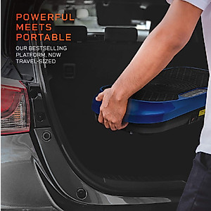 Lifepro Waver Mini Vibration Plate - Whole Body Vibration Platform Exercise Machine - Home & Travel Workout Equipment for Weight Loss, Toning & Wellness - Max User Weight 260lbs