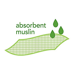 green sprouts Muslin Face Cloths made from Organic Cotton,Pink Set