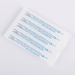 16G 100 Pieces Body Ear Navel Nose Lip Nipple Piercing Needles, Tattoo Supplies