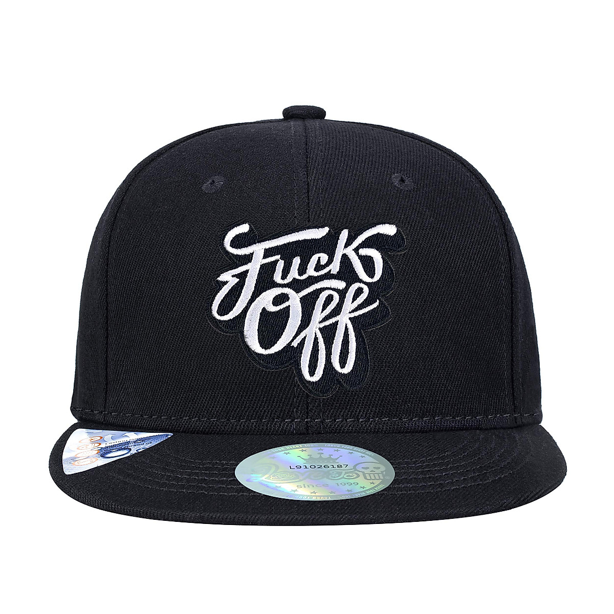 tilgomedal Snapback Hats for Men Typeface Embroidery Adjustable Flat Bill Hat Unisex Baseball Caps