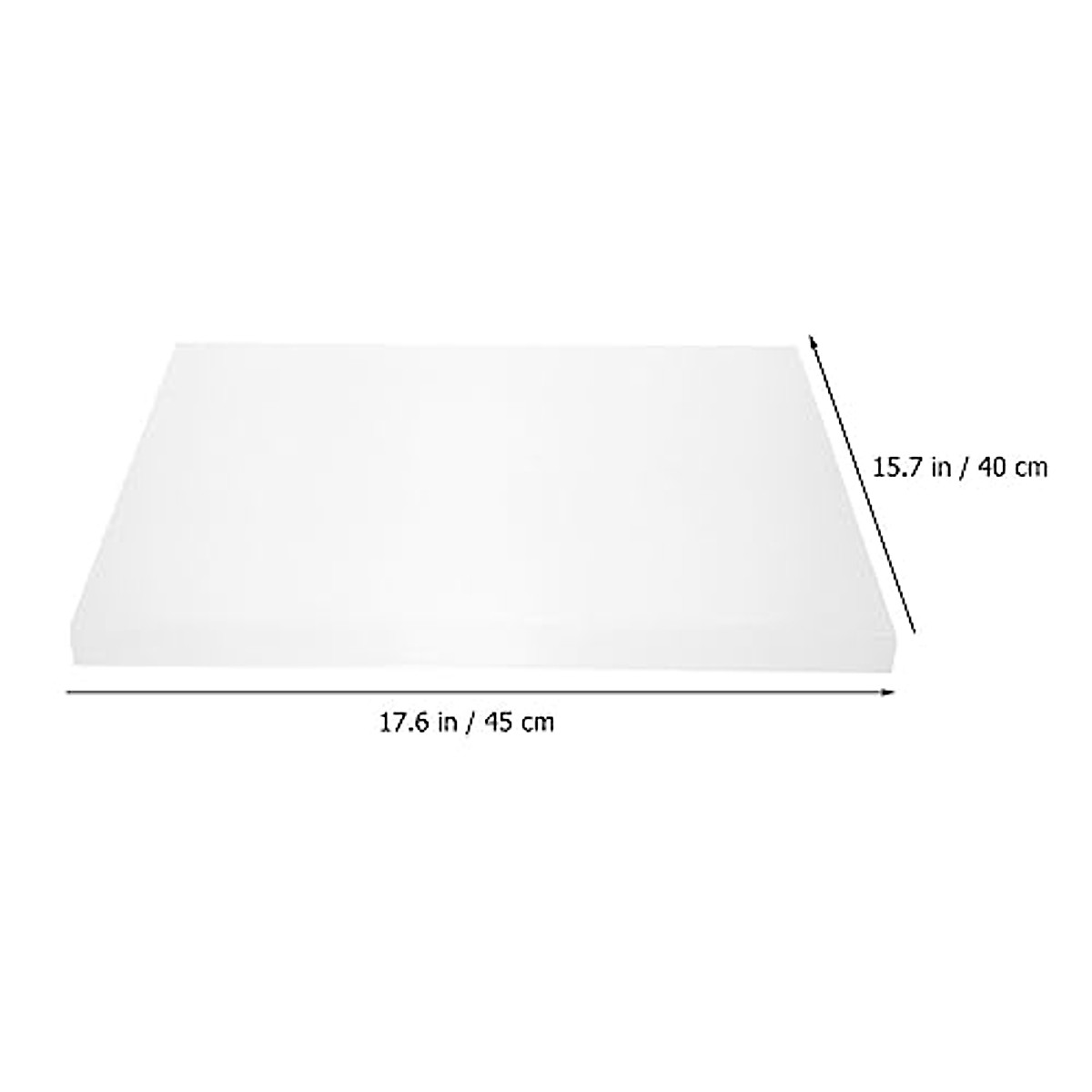 Homoyoyo Acrylic Cutting Boards Clear Chopping Board Anti- Transparent Cutting Board for Counter Countertop Protector Home Restaurant