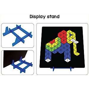 Play Panda Magnetic Puzzles Triangles 500 Colorful Magnets Medium