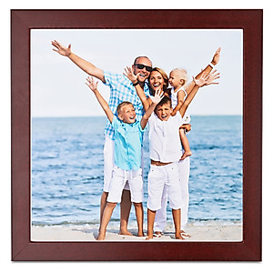 ArtToFrames 12x24 Inch Red Picture Frame, This 1.25" Custom Poster Frame is Cherry Style, for Your Art or Photos, WOMBW26-039-12x24