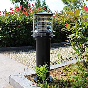 Modern Simple LED Street Lamp Outdoor Grass Acrylic Post Lights American Waterproof Landscape Light Villa Aluminum Garden Lawn Floor Park Decoration Column E27