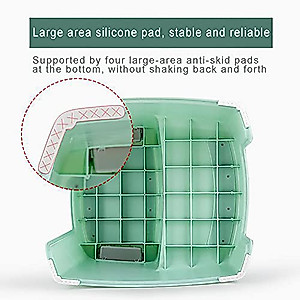 GKZJ 2 Step Stool for Kids, Sturdy Double Step Stool for Toddlers, Anti-Slip Stool for Children,Use in The Kitchen and Bathroom,Blue