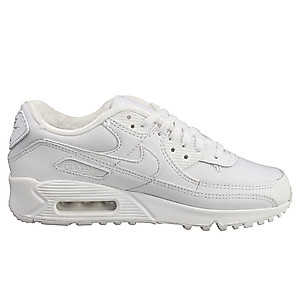 Nike Women's Air Max 90 PRM White/White-Metallic Gold (DH0569 100) - 7