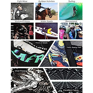 LAFROI Men's Long Sleeve UPF 50+ Baselayer Skins Performance Fit Compression Rash Guard-CLYYB Asym Dragon Size SM