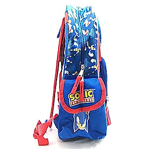 Sonic Team Tail, Shadow, Knuckles 12" Small Backpack