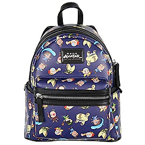 Nickelodeon Chibi Avatar The Last Airbender Characters Aang Zuko Katara Appa Toph Sokka Mini Backpack